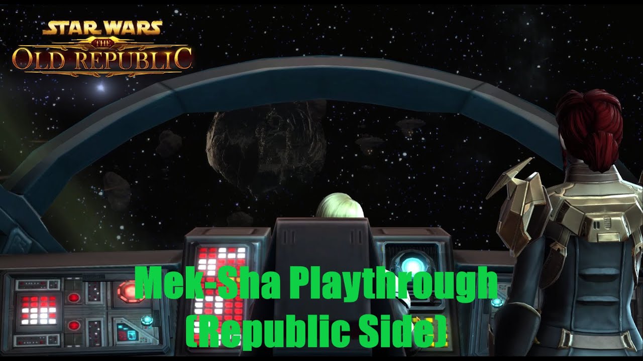 SWTOR: Onslaught Jedi Knight Mek-Sha Complete Playthrough - YouTube