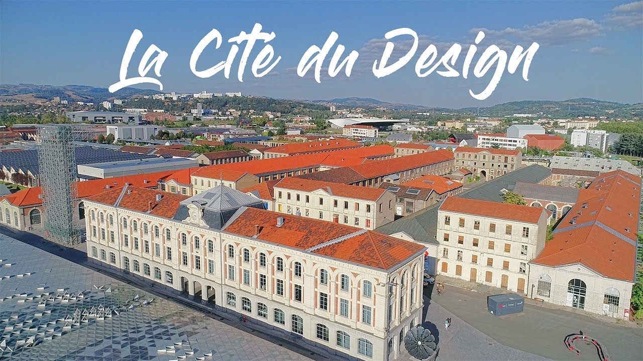Mon quartier, la Cité du Design de Saint Etienne, vu par drone - YouTube
