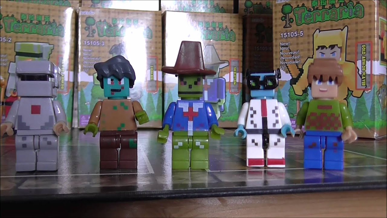 Terreria Lego Minifigures | knock off toy reviews - YouTube