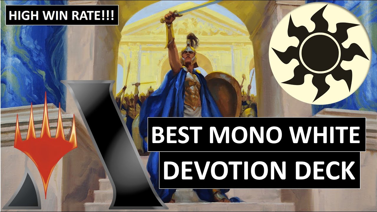 THEROS BEYOND DEATH: BEST MONO WHITE DEVOTION DECK IN MTG ARENA! (HIGH ...