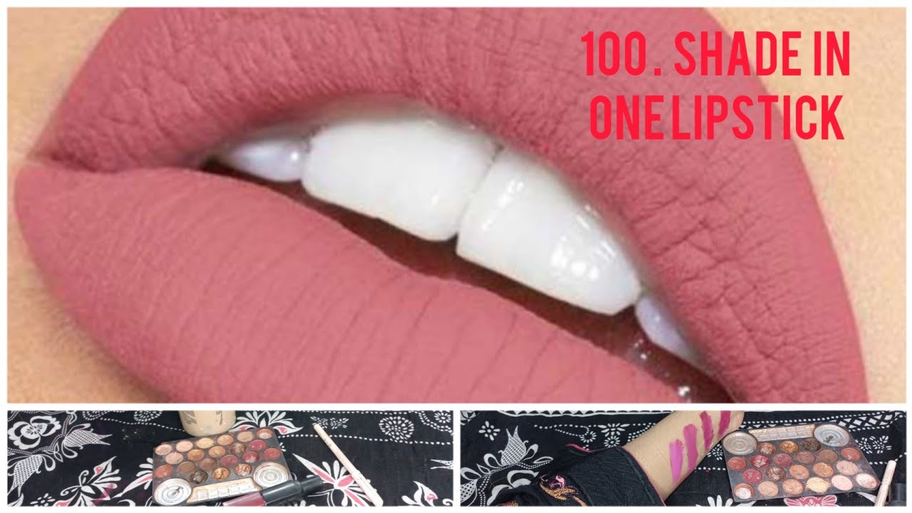 How to make 100+ Shade with 1 Lipstick only||parlour Secret reveal ...