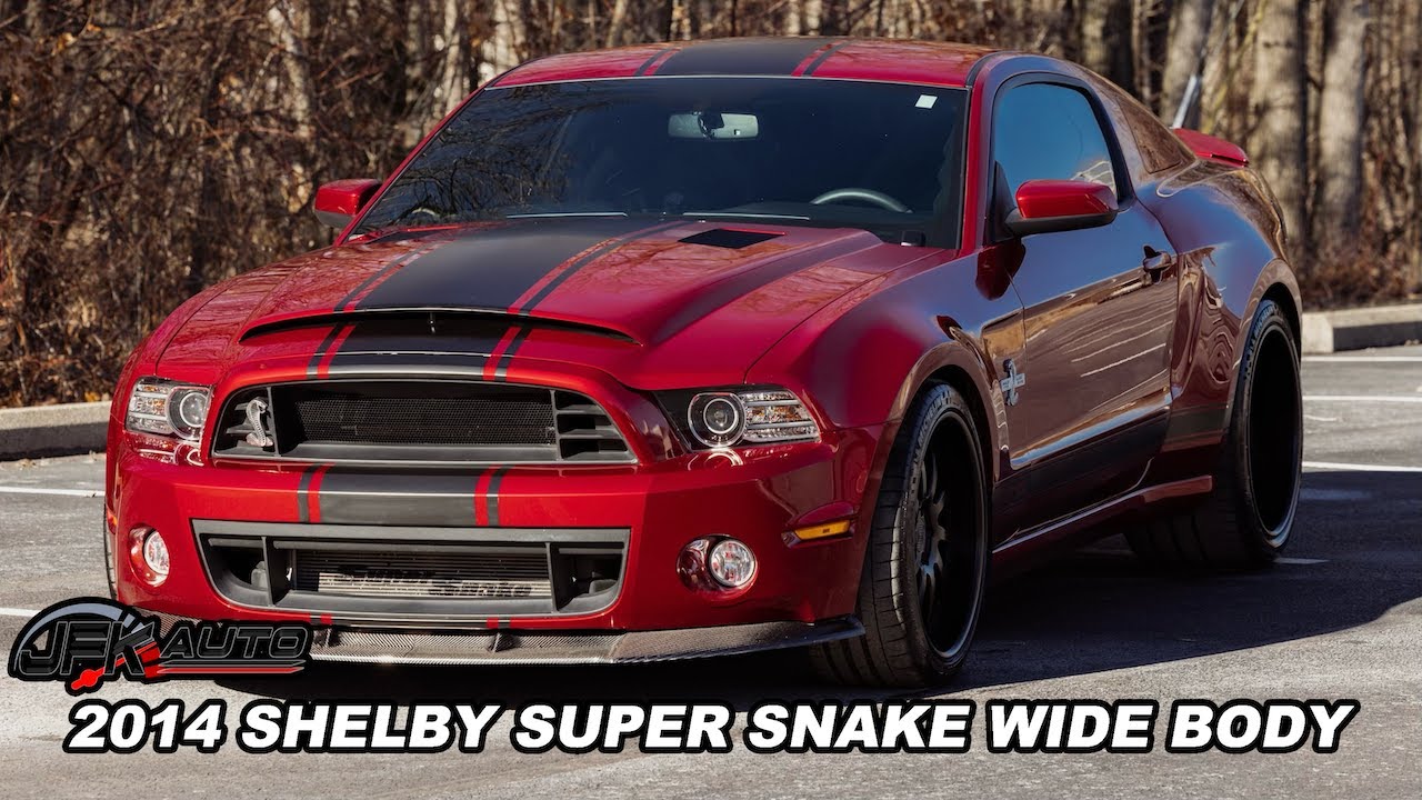 2014 Shelby GT500 Super Snake Wide Body 850 Horsepower - JFK Auto - YouTube