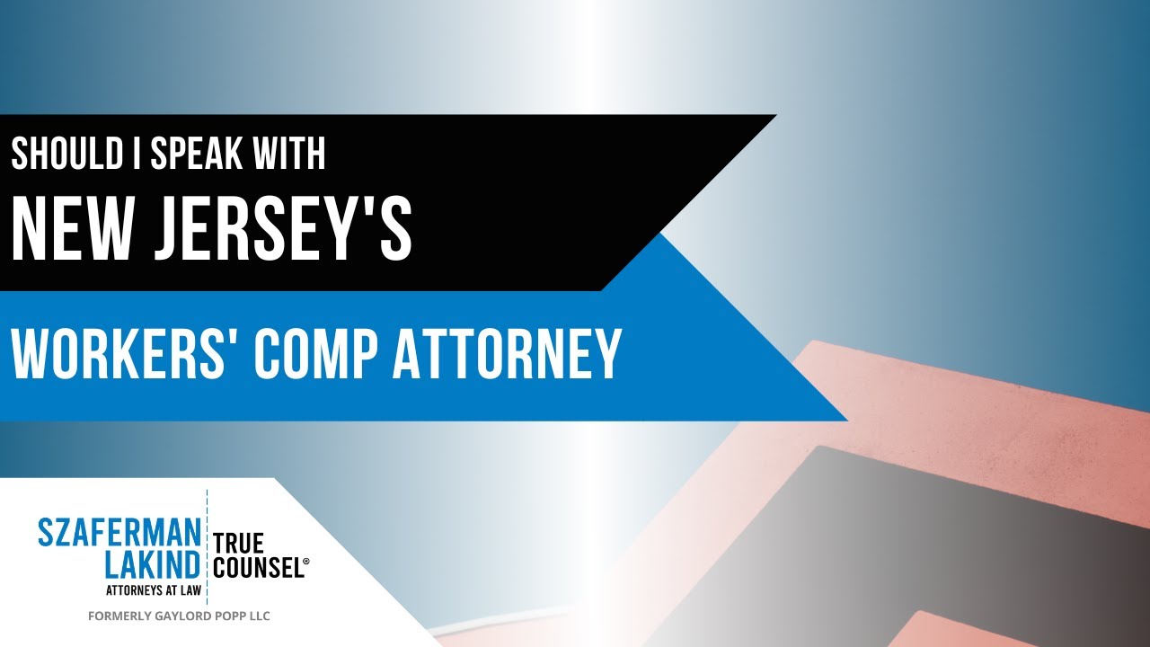 Should I Speak With A New Jersey Workers’ Compensation Attorney? - YouTube