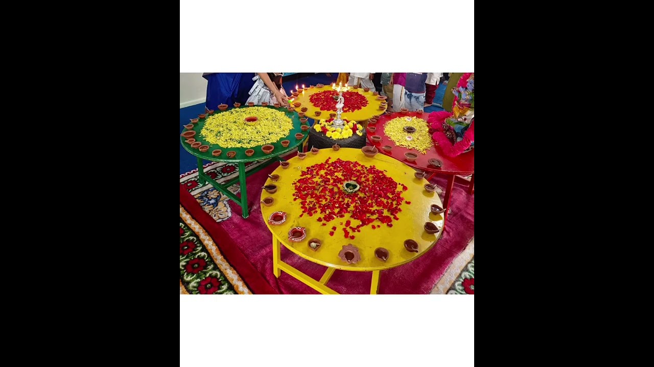 Sharada pooja and Diwali celebration at Jyothi's Montessori - YouTube