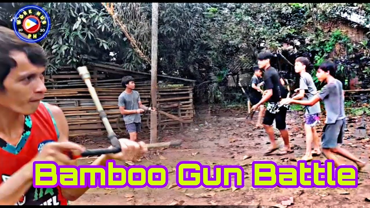Bamboo Gun Battle ] gira ug luthang / Filipino games - YouTube