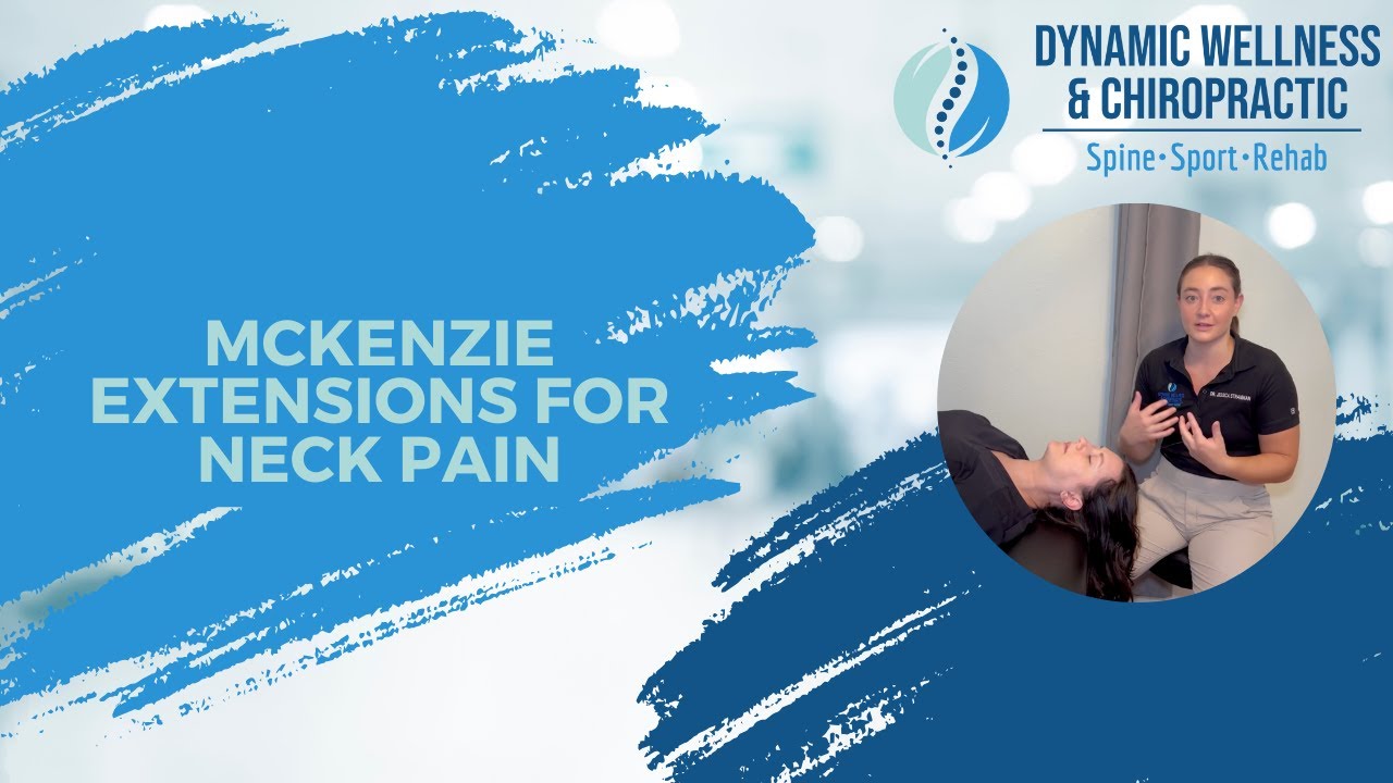 McKenzie extensions for neck pain - YouTube