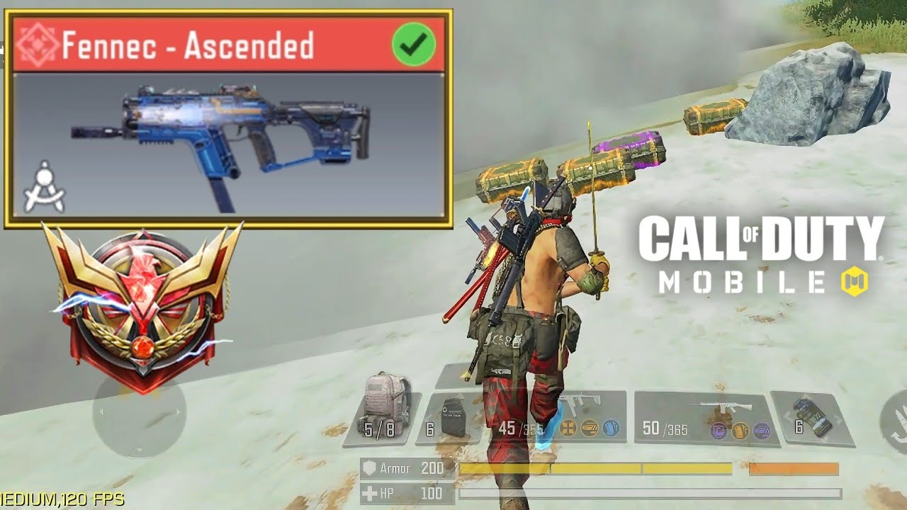 Mythic Fennec Ascended Gameplay in COD Mobile Battle Royale - YouTube
