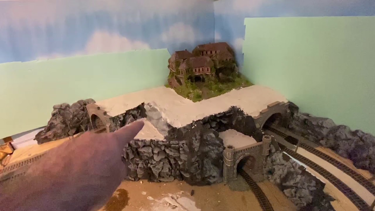 Modelleisenbahn Bau H0 ( Tunnel und Bergbau) Teil 20 - YouTube