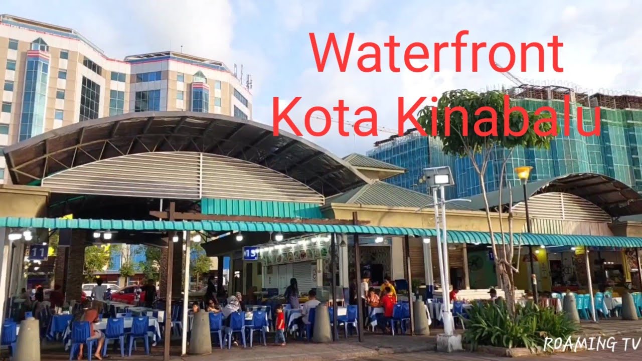 Dinner at Anjung Senja Waterfront Kota Kinabalu. Harga berbaloi baloi ...