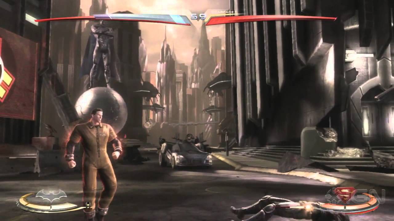 Injustice: Gods Among Us - Superman Lockdown Costume Gameplay 3 - YouTube