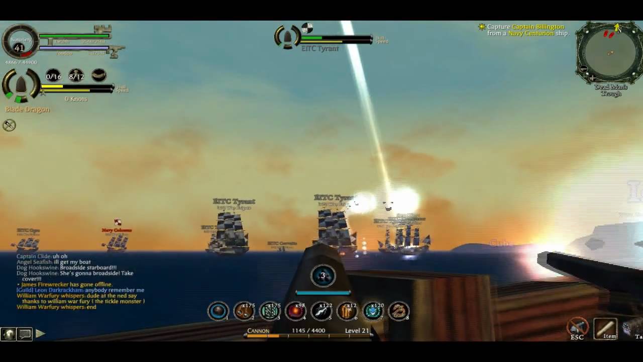 Pirates of the Caribbean Online: EITC Treasure Fleet - YouTube