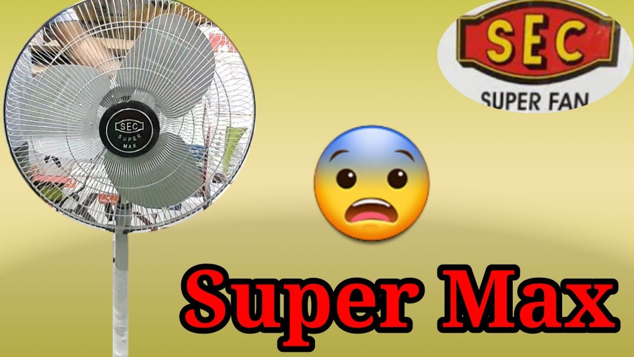 SEC STAND FAN//SUPER MAX FAN UNBOXING + REVIEW || SMOKE BROWN || NEW ...