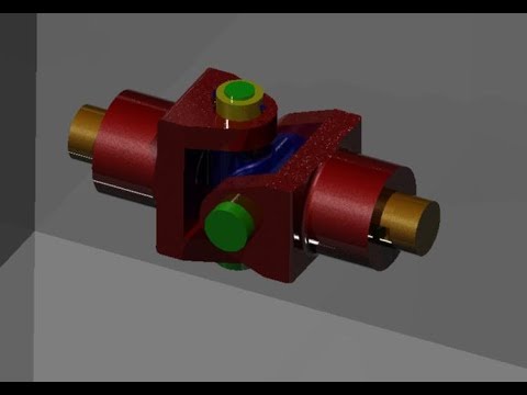 Universal Coupling | Creo | part Design And Assembly - YouTube