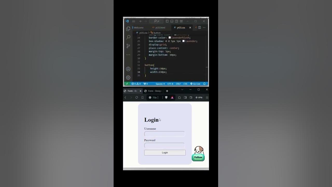 Simple Login 😎 Follow💡 Programming Code Backenddeveloper Frontenddeveloper Gamer Setup