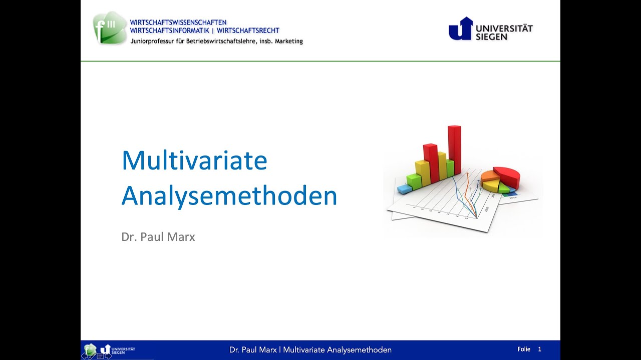 Multivariate Analysemethoden (Uni-Siegen, SoSe 2020): Organisatorisches - YouTube