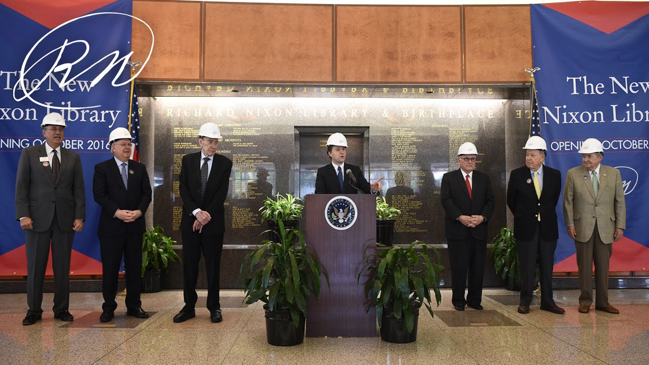 The New Nixon Library: Construction Kick-Off - YouTube