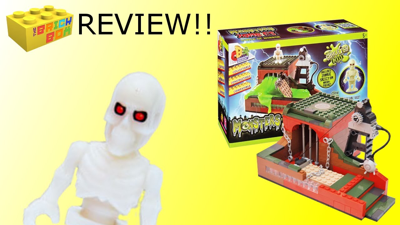 Character Building Monsters VS Zombies Sewer Of Horror Review - YouTube