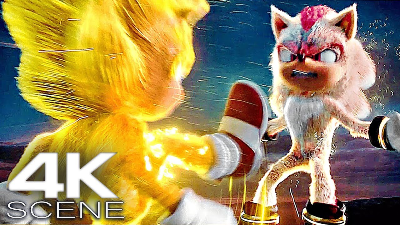 SONIC 3 _ Super Sonic Vs Super Shadow Fight Scene (2024) Sonic The ...
