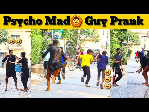 Phsycho Mad Guy Prank @Laughtertvpranks - YouTube