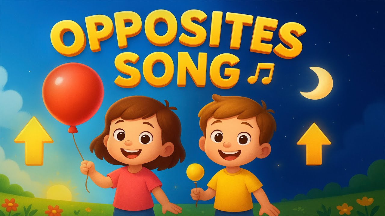 Big and Small Opposites Song 🎵 | Fun Kids Song to Learn Opposites ...