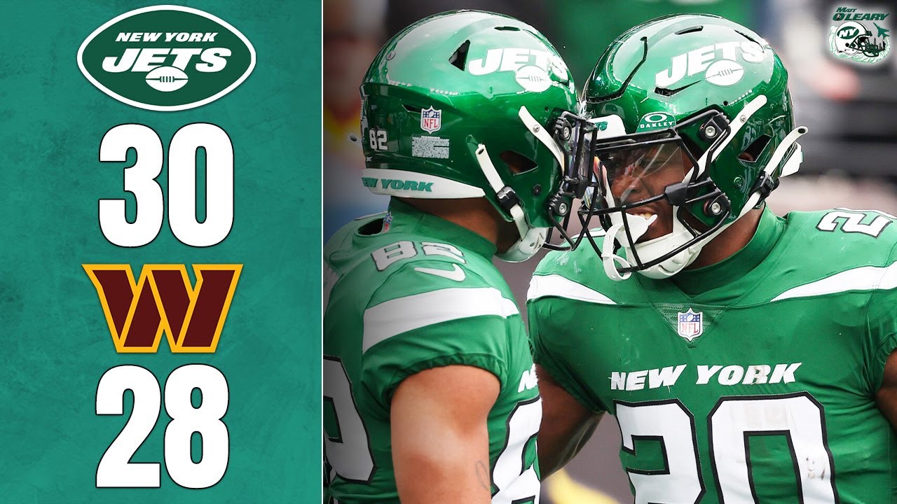 New York Jets vs. Washington Commanders Highlights, Recap, Reaction ...