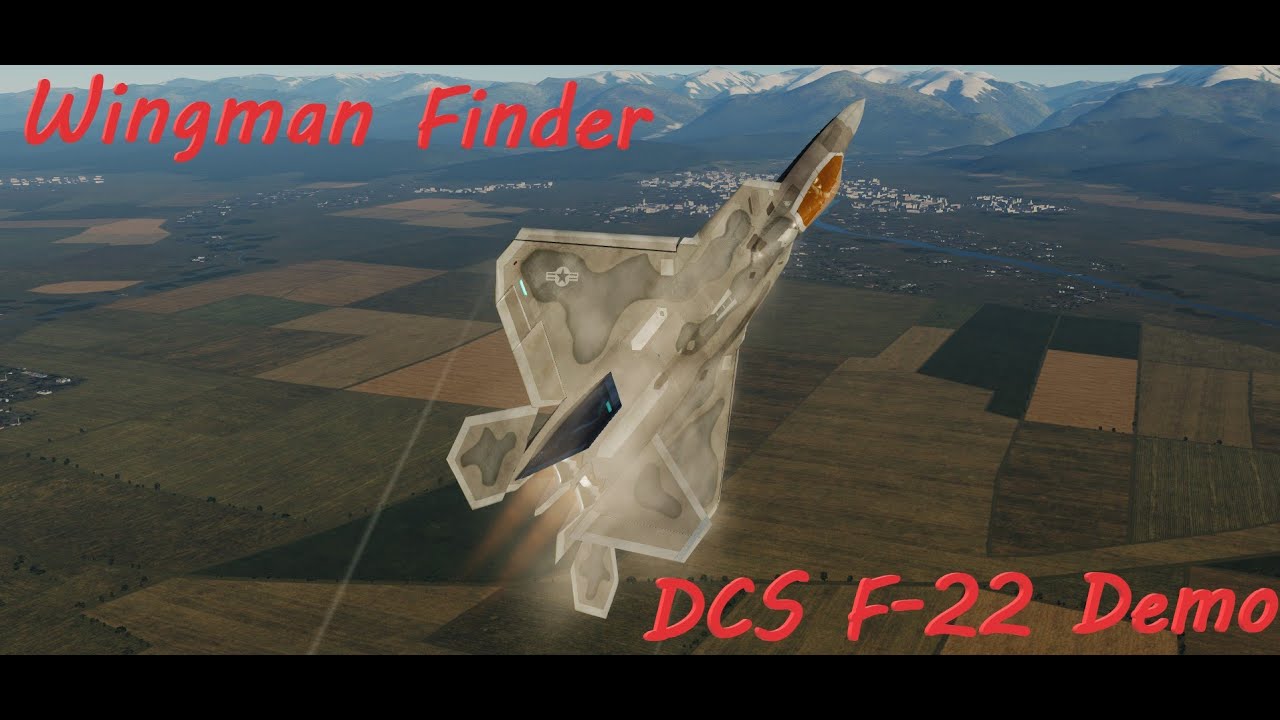 Real Life F-22 Demo in DCS World with Heritage Flight - YouTube