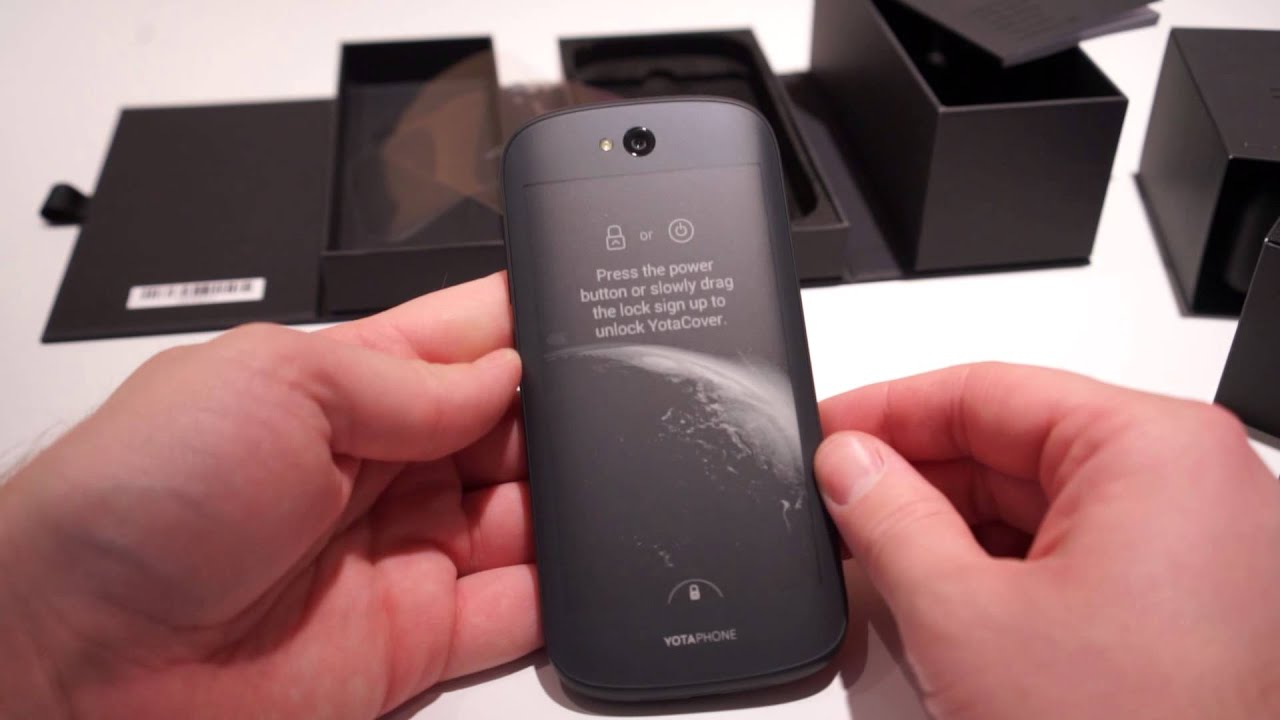 YotaPhone 2 Unboxing - YouTube