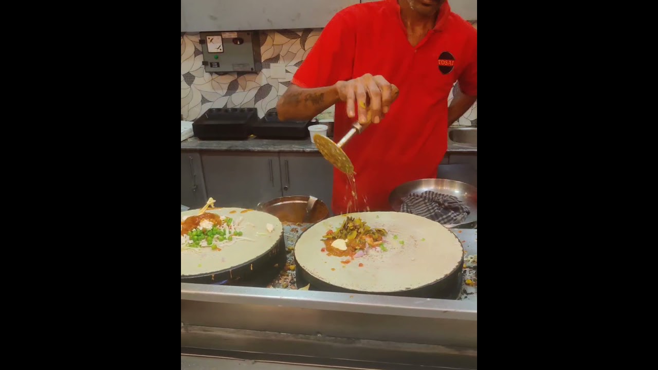 Innovation makes Dosai into TOSAI 😀 @Kattupakkam "TOSAI club" Must try ...
