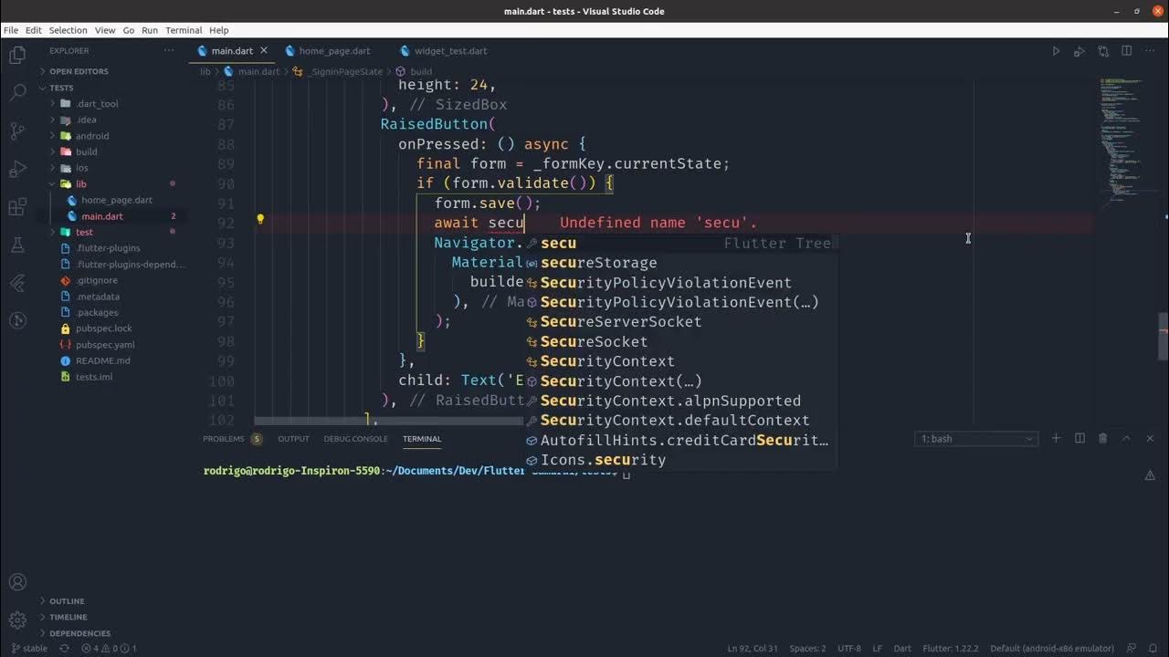 Flutter Secure Storage - YouTube