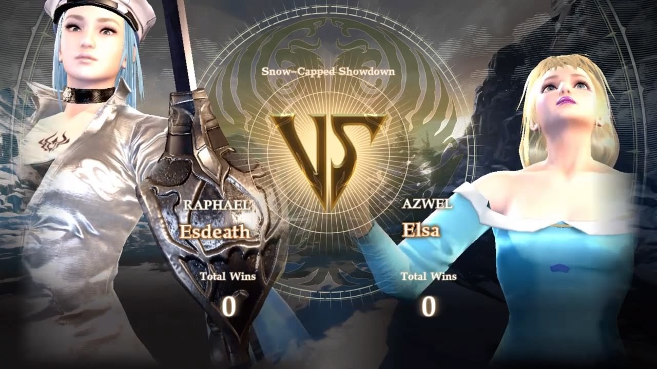 Queen Elsa vs General Esdeath (Soulcalibur VI Custom Character Battle ...
