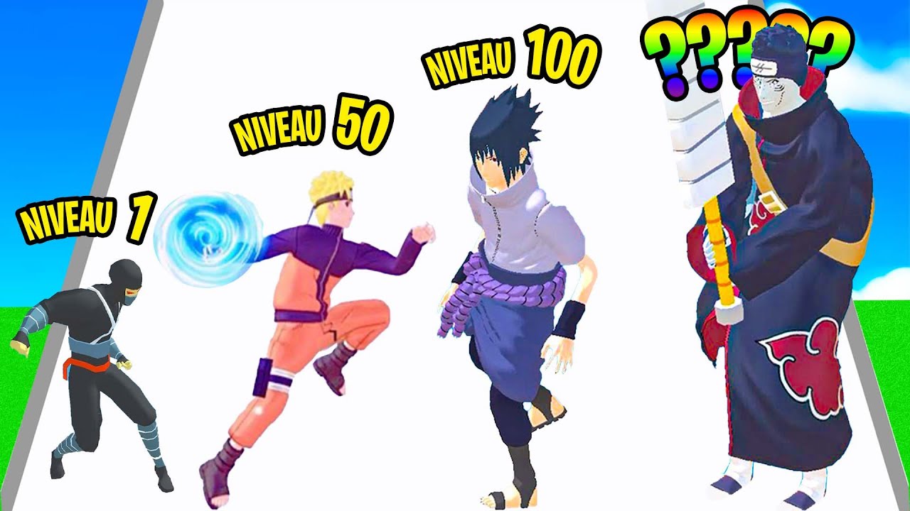 LA MEILLEURE ÉVOLUTION DE NINJAS DANS SPLIT CROWD RUN ! - YouTube
