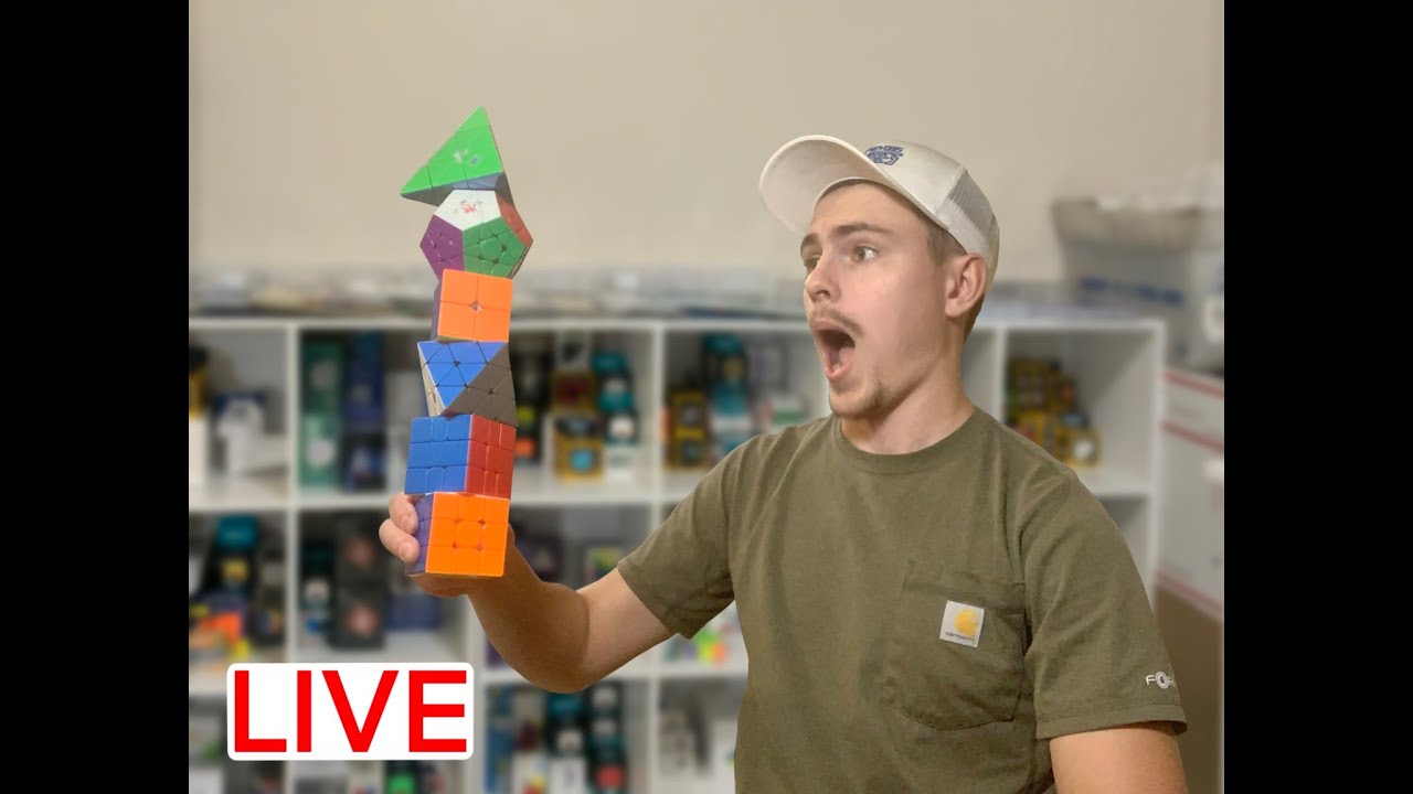 LIVE New Cubes Arrived!! - YouTube