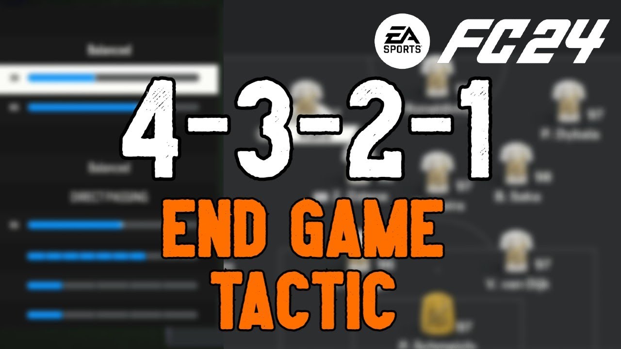The ONLY ENDGAME 4321 Custom Tactics You Need on FC 24 - YouTube