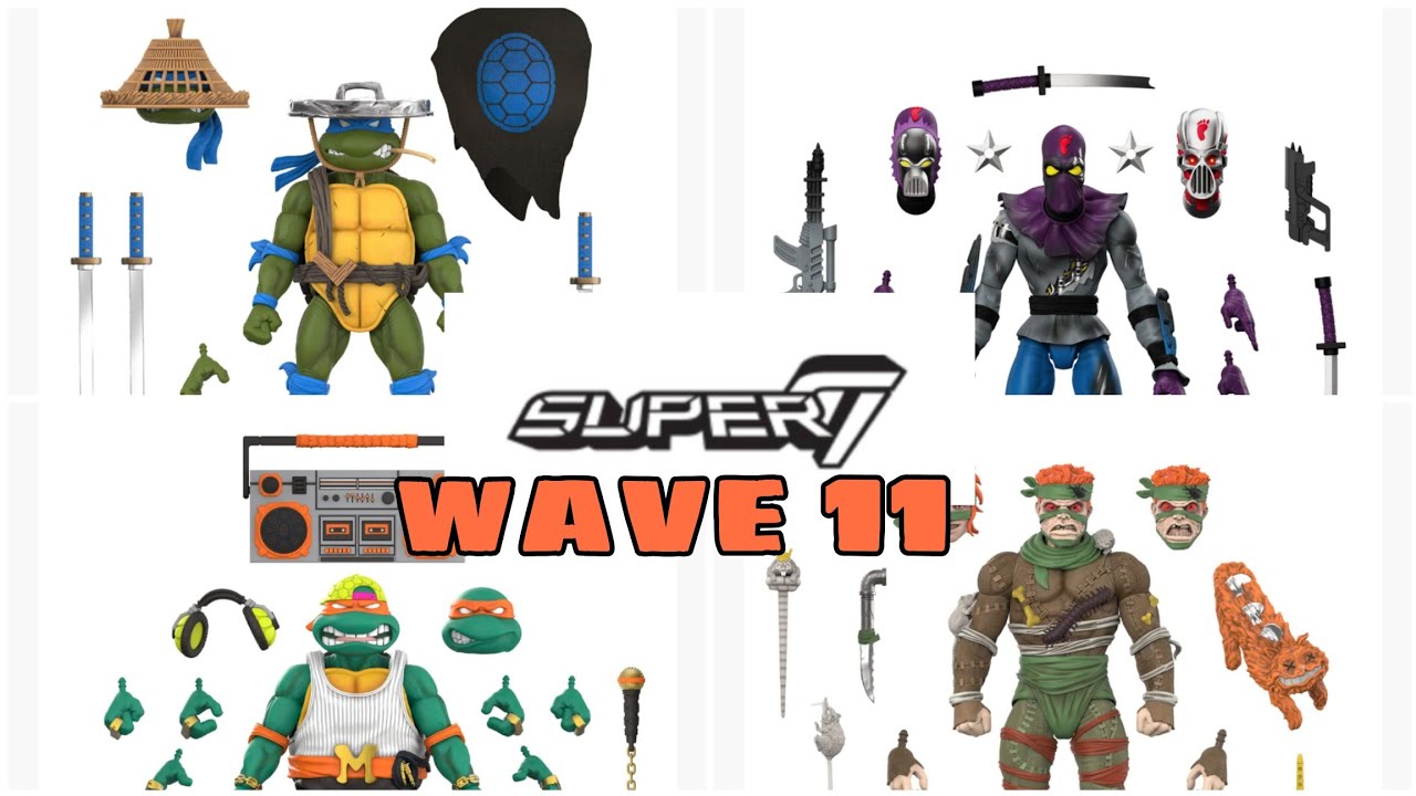 Super7 wave 11 TMNT !!! - YouTube