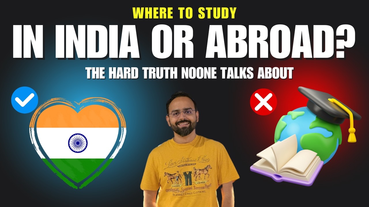 Study Abroad vs Studying in India: The Hard Truth No One Talks About! | The Sunny Shah Show ...