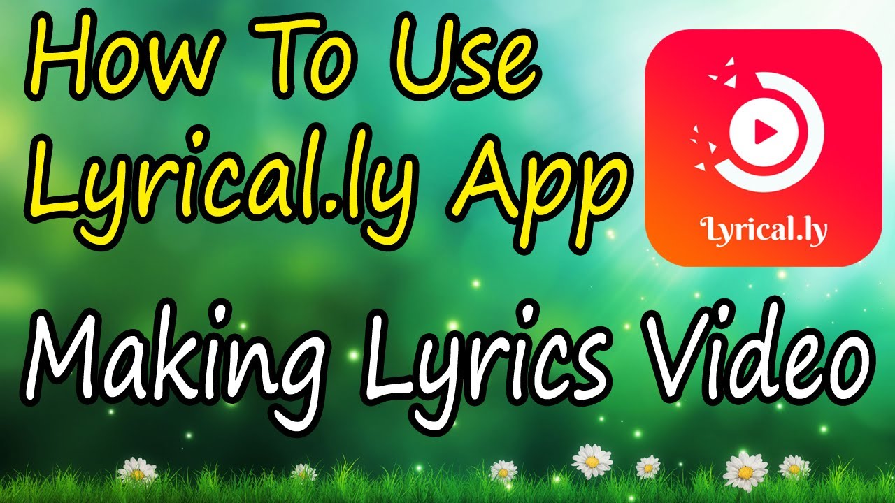 How To Use lyrical.ly apps and Makeing Lyrics Videos FB WhatsApps ...