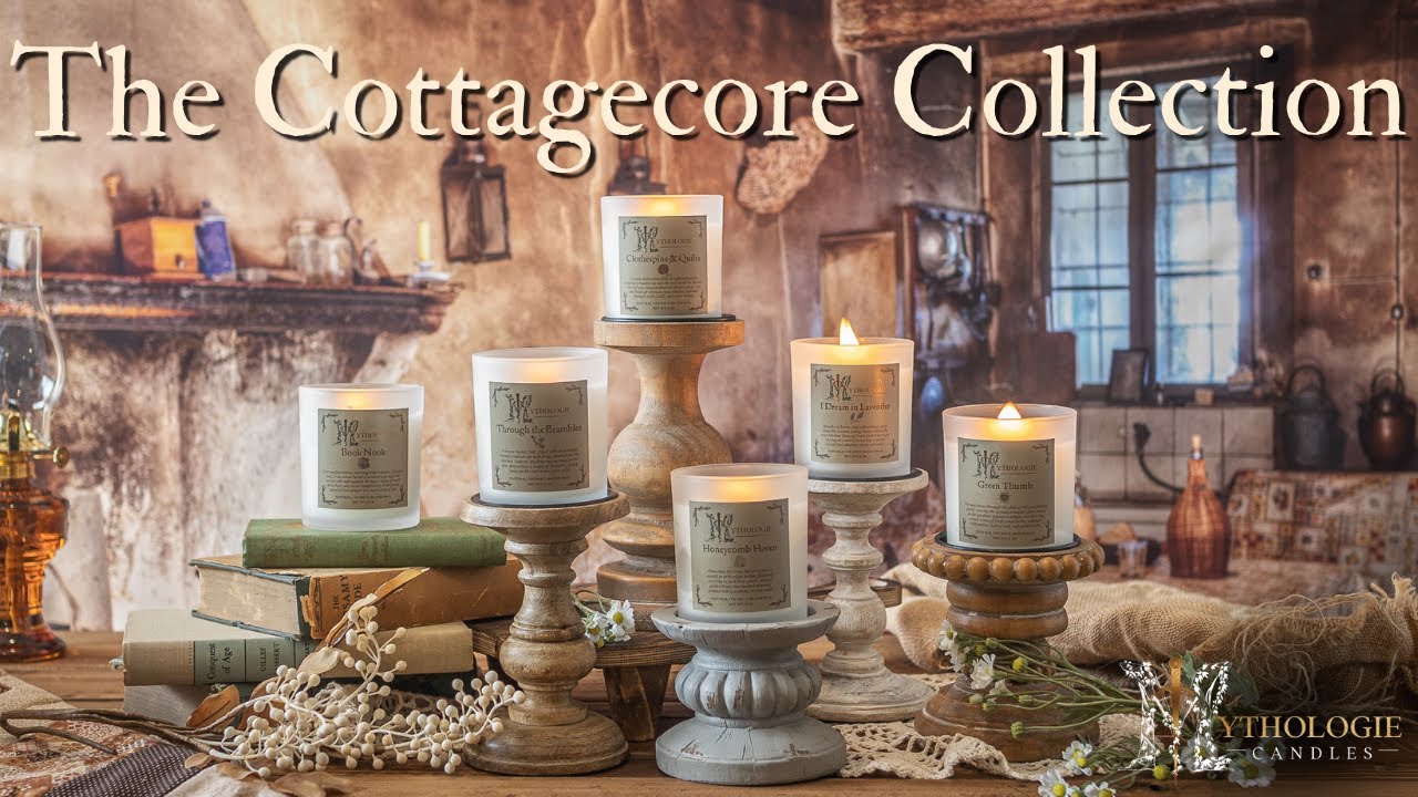 🍄 Experience the delight of the cozy Cottagecore candle collection ...