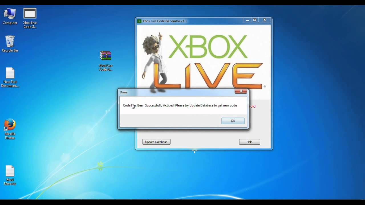 Xbox Live Code Generator Working + Proof - YouTube