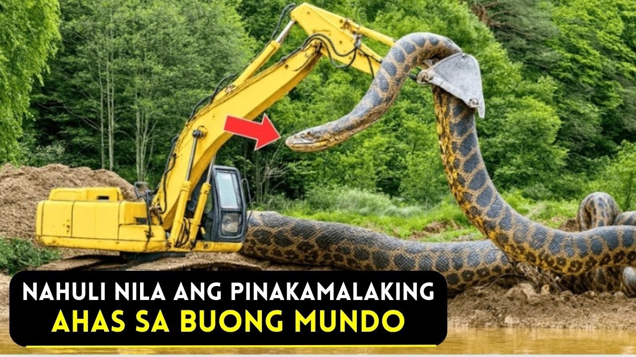 Natuklasan ng mga Manggagawa na ito Ang Pinaka Malaking Ahas sa Buong ...
