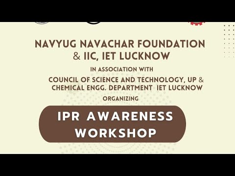 IPR AWARENESS WORKSHOP ORGANIZED BY COUNCIL OF SCIENCE AND TECHNOLOGY ...