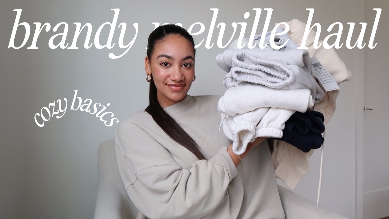 BRANDY MELVILLE TRY ON HAUL | COZY BASICS - YouTube