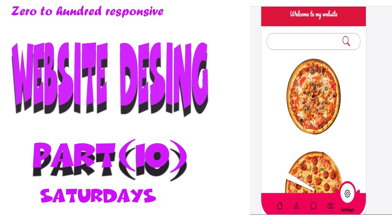 Website Design Using Html Css Pure Html Css Pinkweb0 Youtube 3338