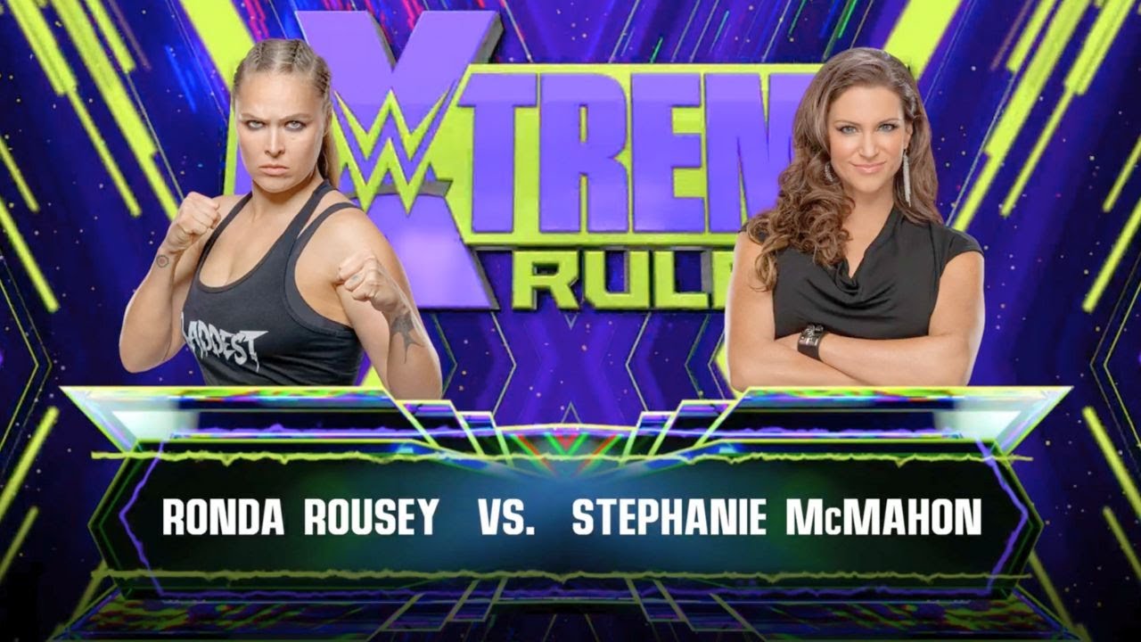 WWE 2K23 Ronda Rousey vs Stephanie McMahon Next Gen P55 Gameplay 1080P ...