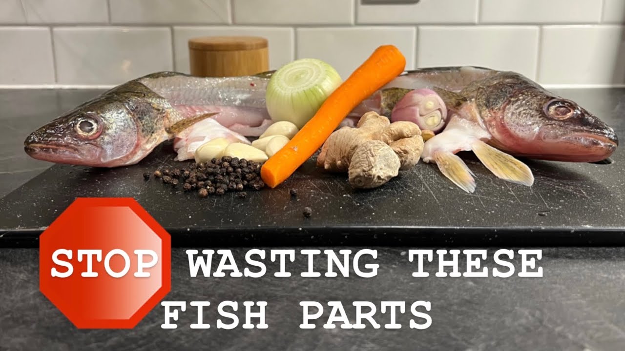 HOMEMADE FISH STOCK from WALLEYE HEADS and BONES - YouTube