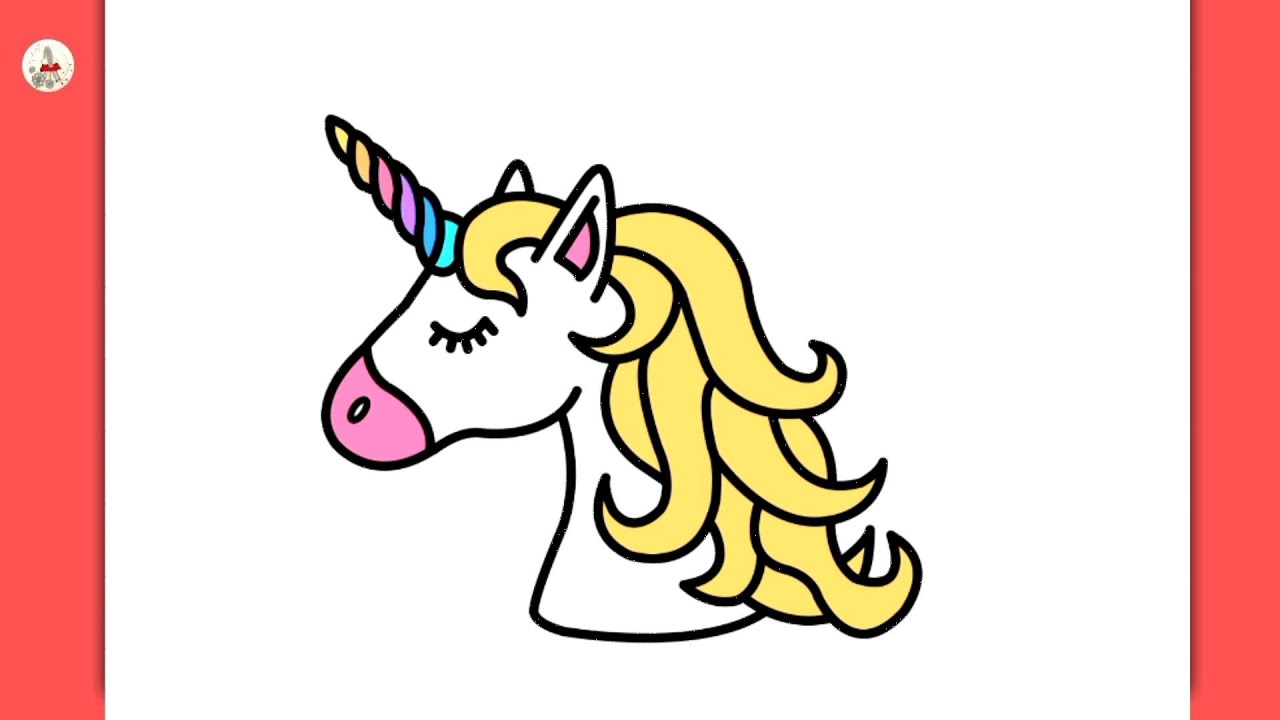 Drawing unicorn using easy method - YouTube