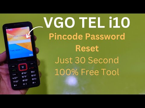 Vgo Tel i10 Password Pincode Reset Just 1 Click - YouTube