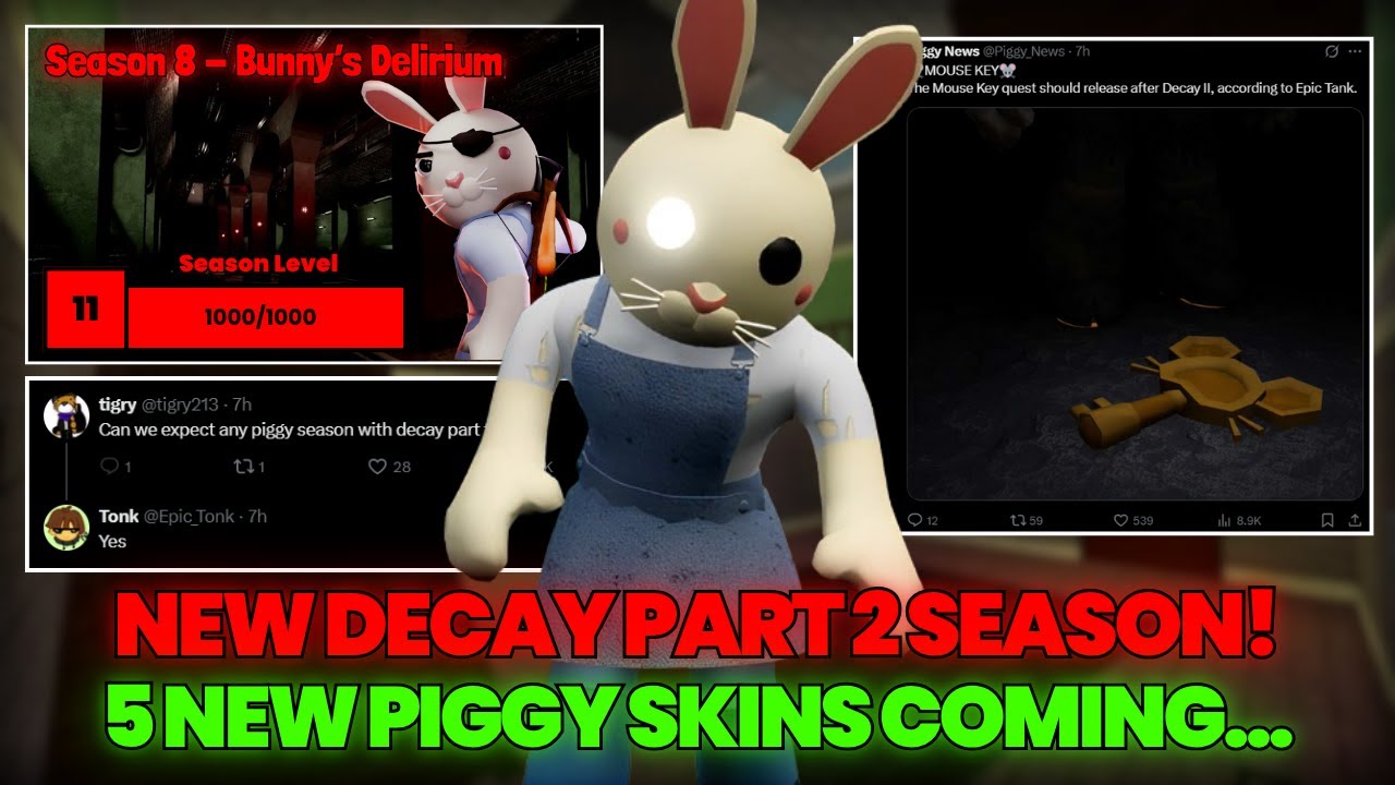 5 NEW PIGGY SKINS SOON + NEW PIGGY SEASON 8 CONFIRMED + BUILD MODE ...