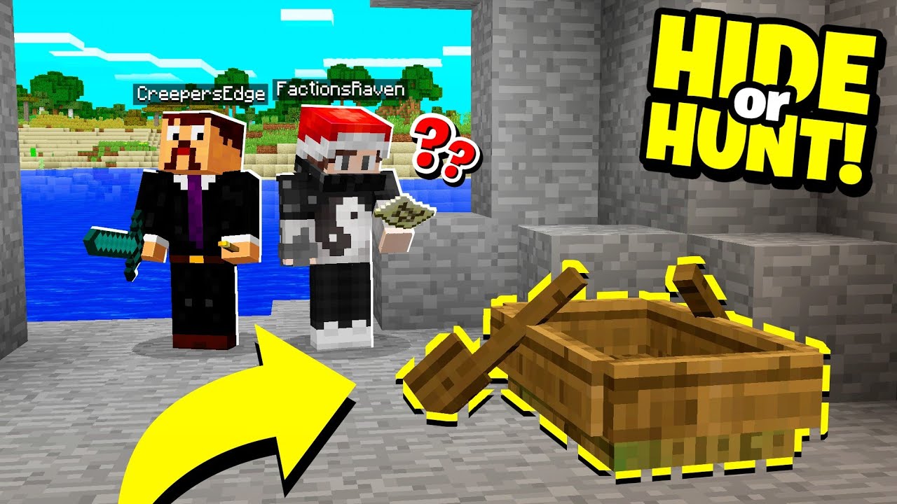 HUNTING our enemies..in the OCEAN! - Hide Or Hunt #4 - YouTube