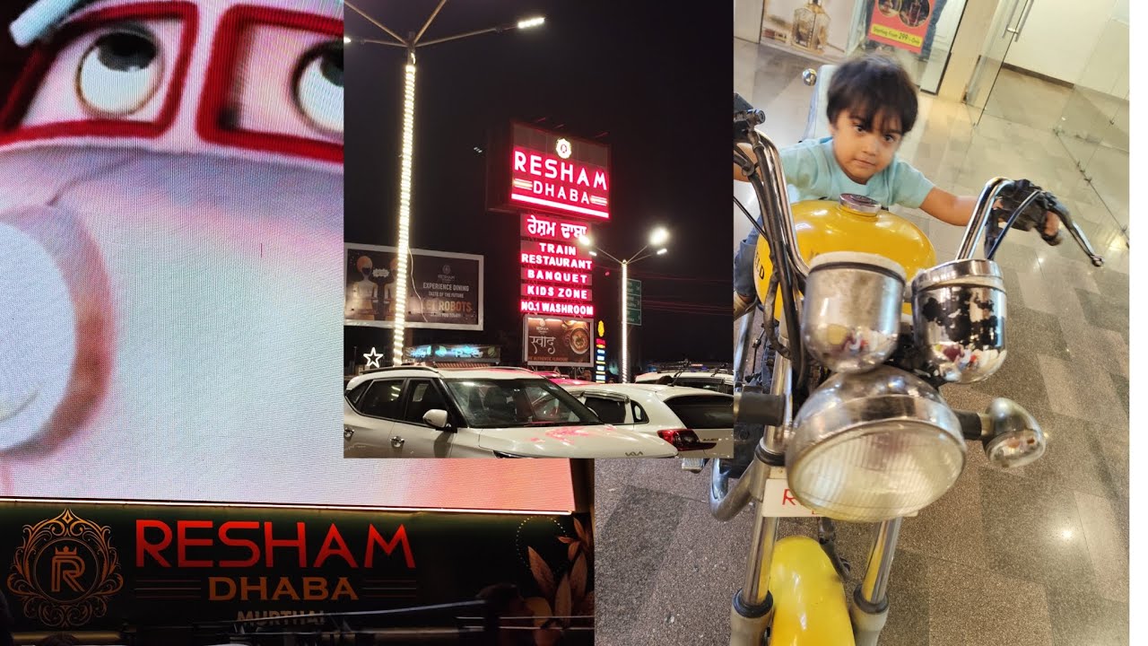 VISITED TRAIN 🚂🚃 THEME DHABA - RESHAM DHABA AT MURTHAL - YouTube