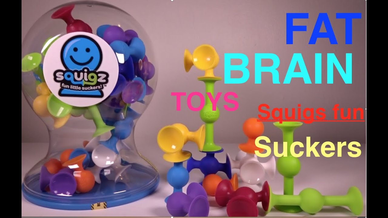 Squigs fun little suckers review by FatBrainToys | Toy Girl - YouTube